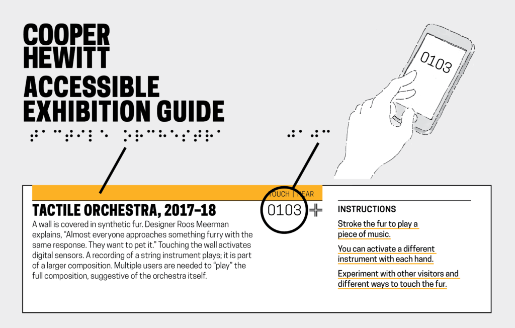 Accessible Exhibition Guide: Delivering Content to All | Cooper Hewitt Labs